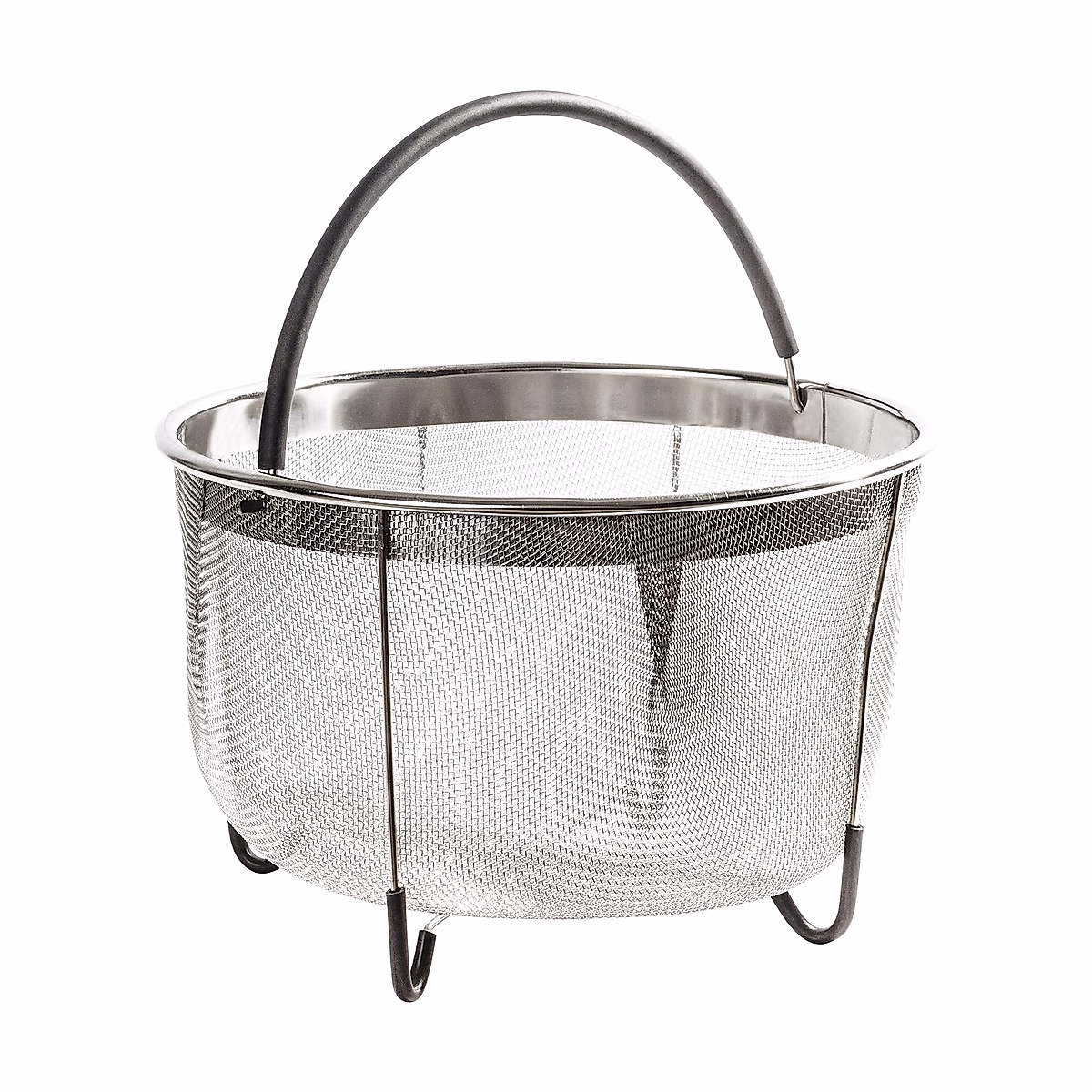 Instant Pot Accessories Steamer Mesh Basket Stainless steel Good for cooking, boiling and frying Eggs, Vagetables and pasta, Fits a 6 quart pressure cooker (6 QT)