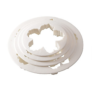 SPHTOEO Bigger Peony Petals Flower Cutter, Set of 4pcs Gum Paste Flowers Cake Decorating Cutter Fondant Mold Sugar Tools