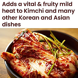 The Spice Way Gochugaru korean red pepper flakes - 8 oz – Premium Quality red pepper flakes & All-Natural Seasoning - Perfect Ingredient for Kimchi, Stir-Fries, Soups and More