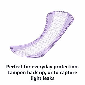 Amazon Basics Daily Pantiliner, Extra Long Length, 68 Count, 1 Pack (Previously Solimo)