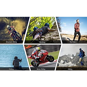 FASTGOOSE Skeleton-Paw Motorcycle Gloves for Men & Women, Men's Cycling Gloves Breathable Biker Gloves for ATV BMX MTB Motocross Racing Dirtbike (Blue0001, X-Large)