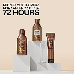 REDKEN All Soft Mega Curls Shampoo | For Extremely Dry Hair | Sulfate Free Shampoo | For Curly & Coily Hair | Nourishes & Softens Severely Dry Hair | With Aloe Vera