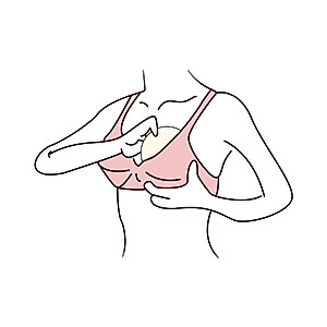 Washable Organic Bamboo Nursing Pads (10 Pack) /Breastfeeding Pads with Carry Bag (03)