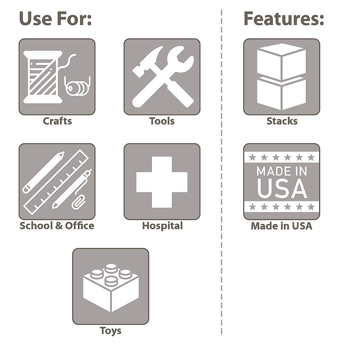 Akro-Mils 12-Inch ProBox Plastic Toolbox for Tools, Hobby or Craft Storage Toolbox, Model 09912, (12-Inch x 5-1/2-Inch x 4-Inch), Red