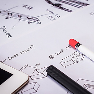 FRTMA Compatible with Apple Pencil Cap, 4 Colors Combo - Midnight Blue/White/Mint/Red