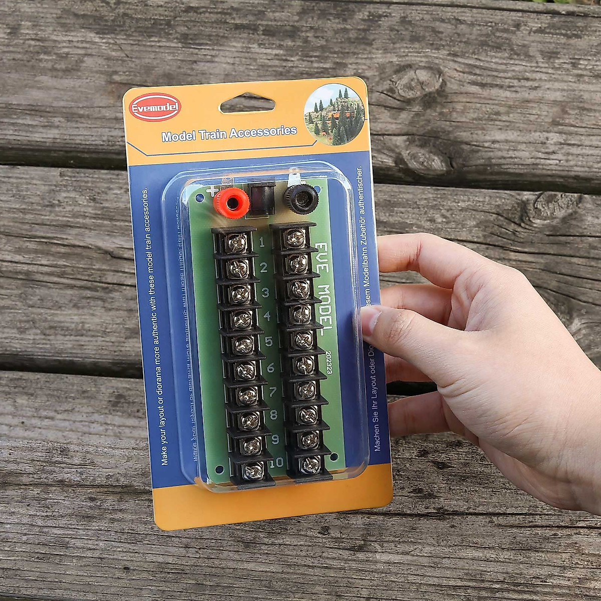 PCB005 1X Power Distribution Board 3 Inputs 2 x 10 Outputs for DC AC Voltage