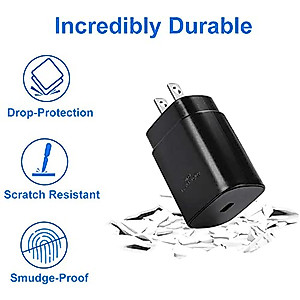 Samsung USB-C Super Fast Charging Power Adapter-25W PD Charger Block for Samsung Galaxy S23 Ultra/S23/S23+/S22/S22 Ultra/S22+/Note 20/S20/S21/S10, Galaxy Tab S7/S8(2 Pack)