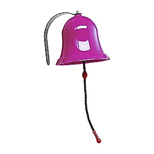 Tachiuwa Hanging Bells Wall Mounted Ship Bells Swing Accessories for Backyard Playground Toddlers Boys Kids , Violet