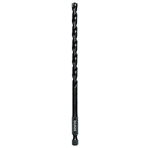 IRWIN Tools 1870547 Impact Performance Series 1/4-Inch X 6-Inch Masonry Drill Bit
