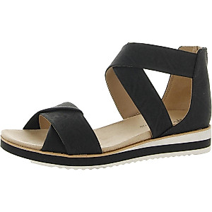 LifeStride Womens Zoom Sport Sandal Black 6.5 W