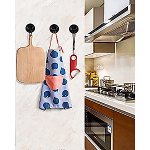 Qiiaoo 4 Pack Adhesive Hooks Heavy Duty, Waterproof Aluminum Alloy Wall Door Hooks Mount for Bathroom Bedroom Shower Stall, Hanging Clothes Coat Hat Bag Towel Robe Dressing Gowns Headset