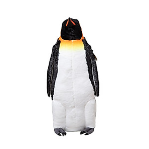 Melissa & Doug Giant Lifelike Plush Emperor Penguin Standing Stuffed Animal (3.4 Feet Tall) - Plush Toy