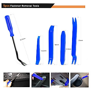 GOOACC 860Pcs Car Push Retainer Clips & Auto Fasteners Assortment -26 Most Popular Sizes Nylon Bumper Fender Rivets with 10 Cable Ties and Fasteners Remover for Toyota GM Ford Honda Chevy