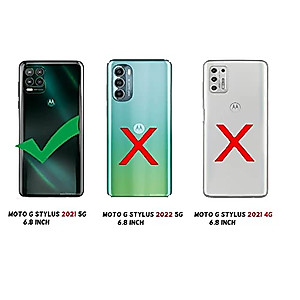 IDweel Moto G Stylus 5G Case with Screen Protector(Tempered Glass), 3 in 1 Shockproof Slim Hybrid Heavy Duty Protection Hard PC Cover Soft Silicone Bumper Full Body Floral Case for Women,Flower