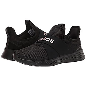 adidas Women's Puremotion Adapt Running Shoe, Black/Black/Iridescent, 10