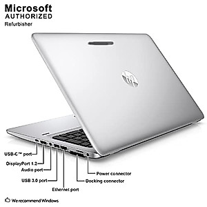 HP EliteBook 850 G3 15.6 FHD, Core i7-6600U 2.6GHz, 16GB RAM, 512GB Solid State Drive, Windows 10 Pro 64Bit, CAM, (Renewed)