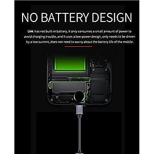 Linsoul XDUOO Link V2 USB DAC Headphone Amplifier with CS43131 Chip, Type-C Input, 3.5mm Output for Mobile Phone PC (Link V2, Gray)