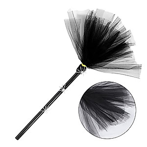 1Pc Halloween Broom Witch Accessories for Women Witch Broom Halloween Kids Broom Props Halloween Wizard Broom Kids Decor Halloween Small Broom Make up Child Costumes Plastic