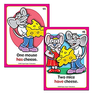 Super Duper Publications | Has & Have Fun Deck | Language and Verb Form Development Flash Cards | Educational Learning Materials for Children