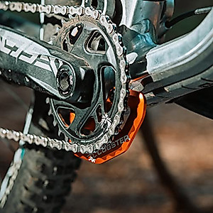 COGSTER FortiGuard Alloy MTB Bash Guard -A ISCG05 Bicycle Chain Guard for 26T-36T Chainrings, Bike Taco Bash for Your Mountain Bike Chain, BMX Chain (Black)