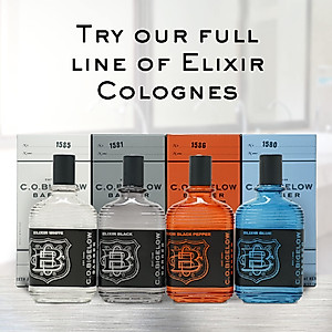 C.O. Bigelow Elixir White Cologne - No. 1585, 2.5 fl oz, Cologne for Men, Modern, Fresh, Refined Clean Citrus & Peppery Wood, Masculine Perfumes for Men