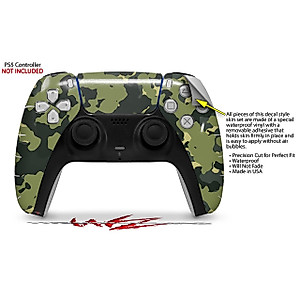 WraptorSkinz Skin Wrap compatible with Sony PS5 DualSense Controller WraptorCamo Old School Camouflage Camo Army (CONTROLLER NOT INCLUDED)