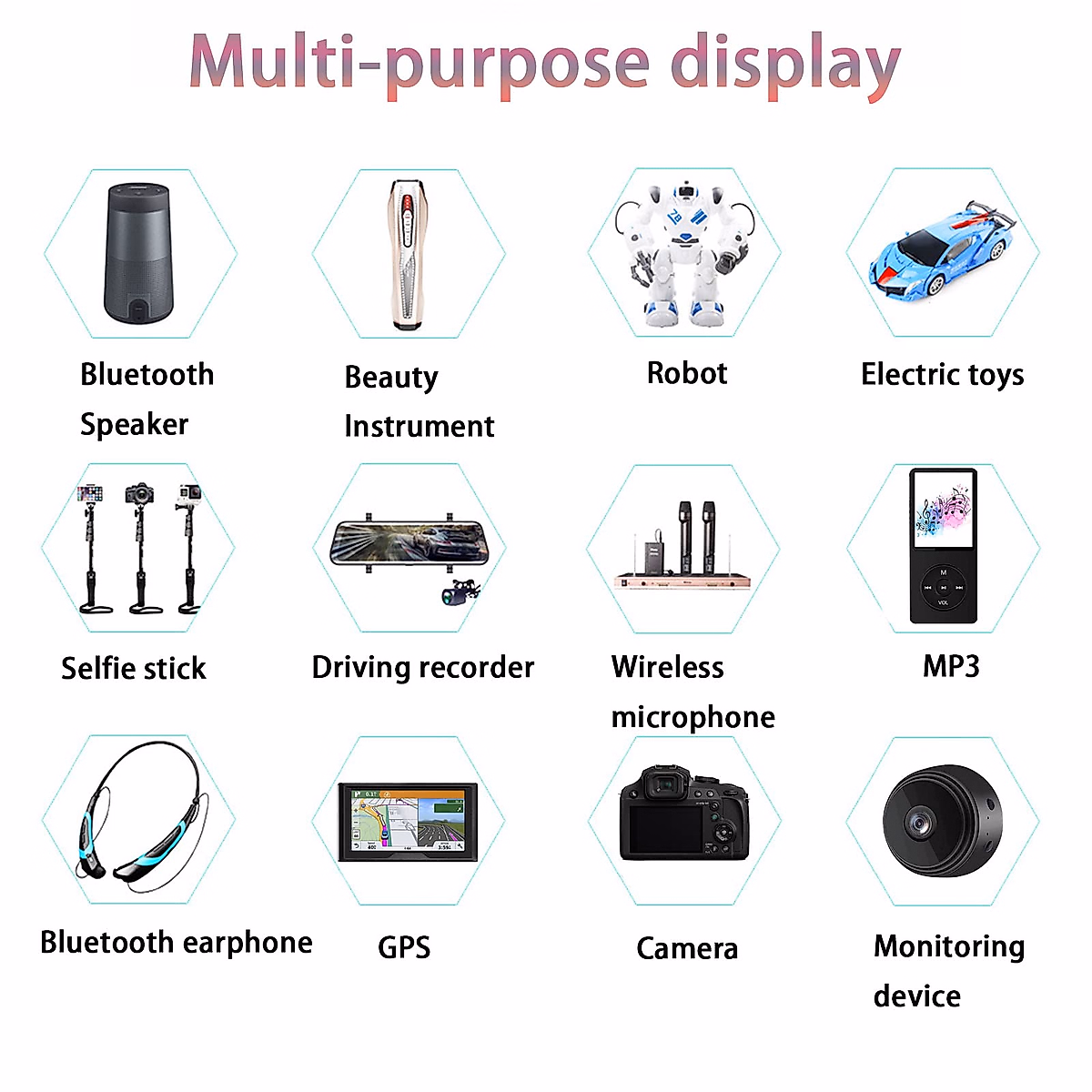 FREEDOH Lithium Polymer Battery 3.7V 2000mAh Rechargeable Lithium Battery 103450 Li-Polymer Ion Backup Battery with Protection Board (2pcs)
