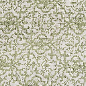 C&F Home Althea Full/Queen Quilt 100% Cotton Lightweight Machine Washable Reversible Bedspread Coverlet Full/Queen Green