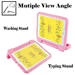 Tendmart Case Compatilbe with iPad Air 4th / 5th Generation 10.9" 2022,Kids case for Pro 11-inch 3rd Generation 2nd Gen 2020 & 1st Gen 2018, Shockproof Light Weight Handle Stand Pink case