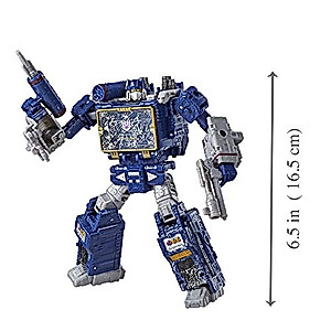 Transformers Toys Generations War for Cybertron Voyager Wfc-S25 Soundwave Action Figure - Siege Chapter - Adults & Kids Ages 8 & Up, 7"