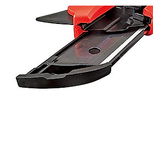 TAJIMA Utility Knife - 1" 7-Point Rock Hard FIN Snap Blade Box Cutter with Dial Lock & 2 Rock Hard Blades - DFC671N-R1