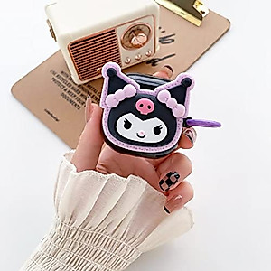 Case for Samsung Galaxy Buds Pro Case/Galaxy Buds 2 Case/Galaxy Buds Live Case, Shockproof Protective Samsung Earbuds Case Cover with Keychain for Women Girls (Cartoon Kawaii)