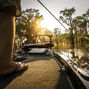 Minn Kota 1368695 Fortrex Freshwater Cable-steer Bow-Mount Trolling Motor with Universal Sonar 2, Heel-Toe Foot Control & Digital Maximizer, 112 lbs Thrust, 45" Shaft