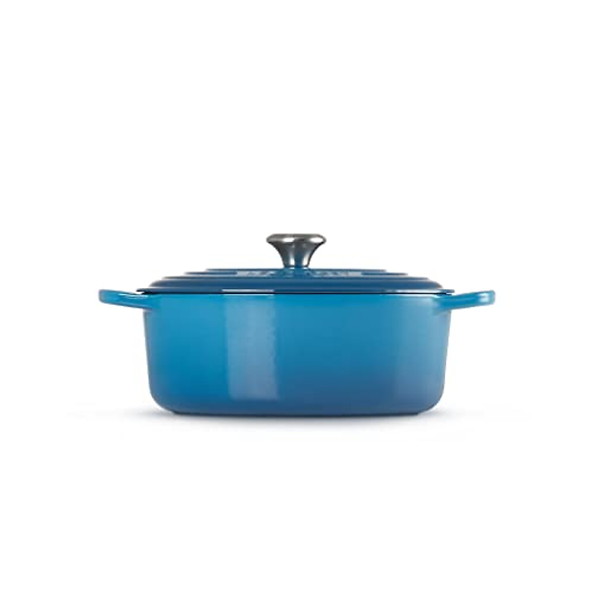 Le Creuset Enameled Dutch Oven Cast Iron Signature Oval Casserole, 29cm, 5 Qt, Marseille