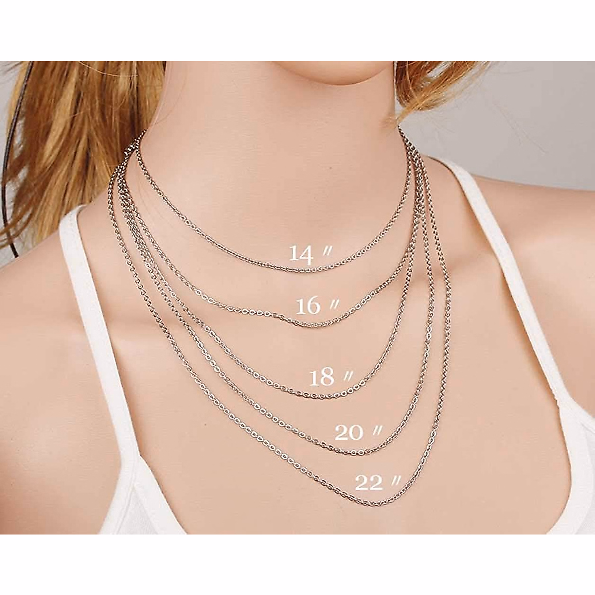 Jecivila Personalized Name Necklace with Heart 18K Gold Plated Nameplate Necklace Custom Name Customized Jewelry Gift for Women