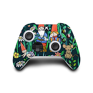 Head Case Designs Officially Licensed Micklyn Le Feuvre Gnome Family Love Art Mix Matte Vinyl Sticker Gaming Skin Case Cover Compatible with Xbox Series S Console and Controller Bundle