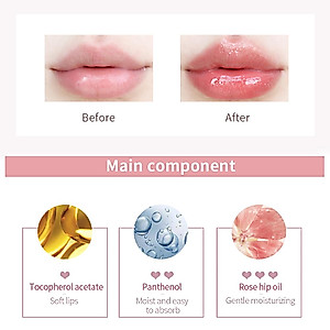Flortte Jelly Lipstick, Florette Chinese Makeup, First Kiss Heart Lipstick, Nice to Meet Chu Florette Makeup, Cute Heart Shaped Lipstick Lip Pen, Watery Mirror Clear Lip Gloss, Long Lasting Nourishing Lip Jelly Makeup, Non-Sticky Plumping Lips (05#)