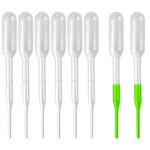 Senkary 0.2ml Disposable Pipettes Dropper Plastic Transfer Pipettes Eye Dropper Tool for Essential Oils, Science and Lab (200PCS)