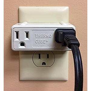 Thermo Cube Model TC-3: Thermostatically Controlled Outlet - On at 35-Degrees/Off at 45-Degrees