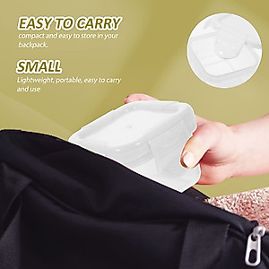 Kichvoe 6pcs Boxes Mini Crisper Fruit Keeper Portion Cups Fridge Organizer Small Food Storage Container Food Storage Freezer Container Condiment Cup Child Food Grade Pp Food Box White