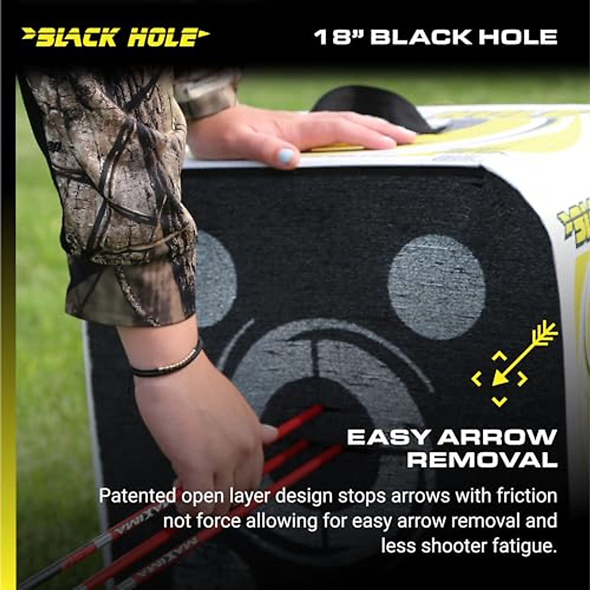 Field Logic Black Hole Archery Target 18"