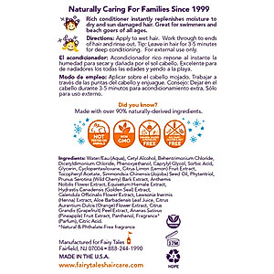 Fairy Tales Swimmer Conditioner for Kids - 8 oz | Made with Natural Ingredients in the USA | Replenish and Restore from Chlorine and Salt Damage | No Parabens, Sulfates, or Synthetic Dyes