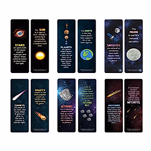 Creanoso Celestial Bodies and Facts (60-Pack) - Premium Quality Gift Ideas for Children, Teens, & Adults for All Occasions - Stocking Stuffers Party Favor & Giveaways