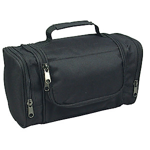 ProEquipe Deluxe Travel Kit W/Hanger Luggage Accessories Personal Care Bag (Black) FREE RETURN