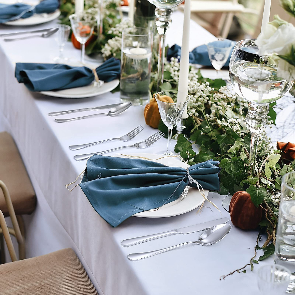 36-Piece Silverware Set with Steak Knives for 6, Food-Grade Stainless Steel Utensils Set Includes Spoons Forks Knives,Tableware Cutlery Set For Home Restaurant Hotel, Mirror Finish, Dishwasher Safe