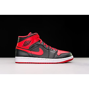 NIKE Men's Modern, Black Fire Red White, 9