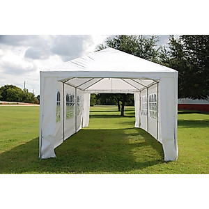 DELTA Canopies 10'x30'/12'x30'/15'x30' PE Wedding Party Tent Gazebo (10'x30' PE Tent)
