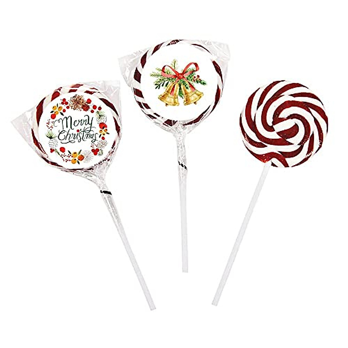 FujLoy Merry Christmas Thread-270 PCS 0.75 inch Christmas Stickers,9 Design Self Adhesive Circle Label Stickers,Christmas Envelope Seals Candy Stickers. (Merry Christmas Thread (080))