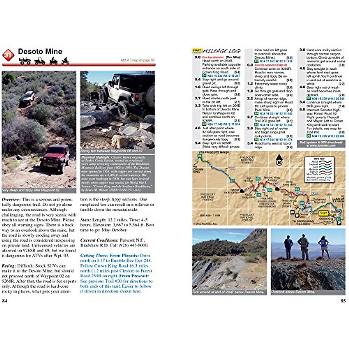 Guide to Arizona Backroads & 4-Wheel-Drive Trails: Easy, Moderate, Difficult