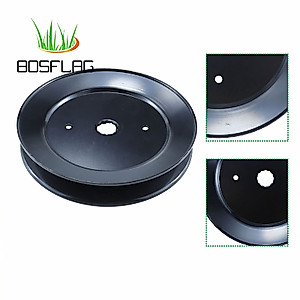 BOSFLAG 153535 Pulley Craftsman Replaces Craftsman 153535 Pulley 153535, 177865 Pulley, 173436, 129861, Husqvarna 539112171, 532173436 Pulley for Husqvarna YTH18542, RZ5424, LGT2654, YTH1842 Tractors